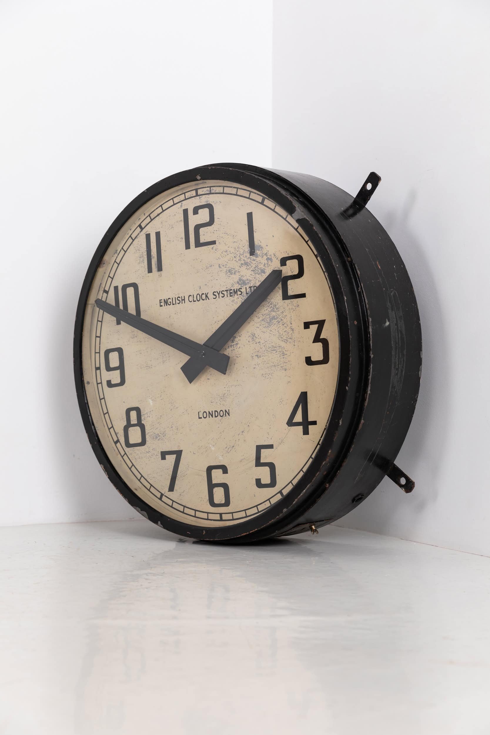 Large 24" Industrial Smiths Factory Wall Clock — Antiques Workshop ...