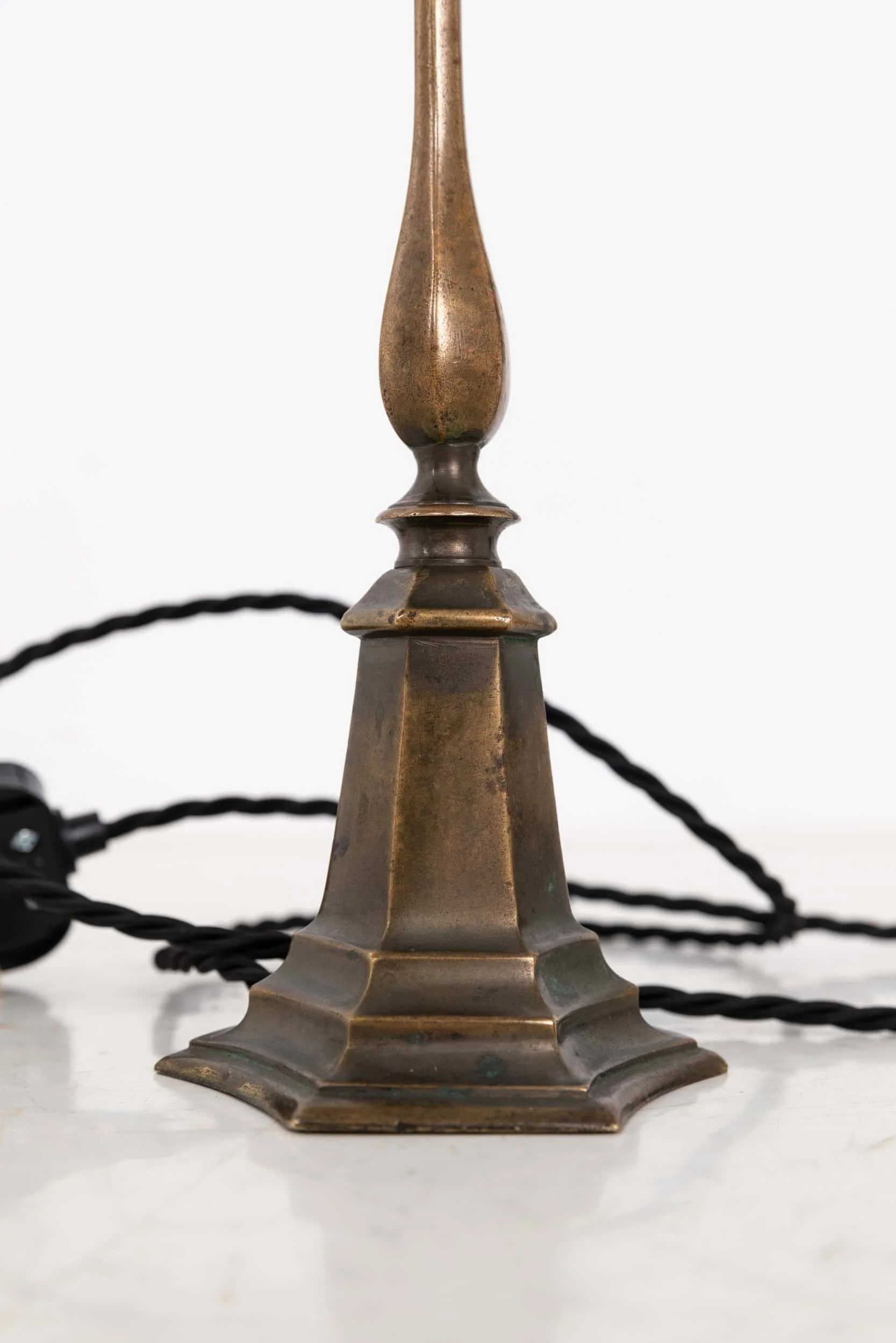 Antique Faraday & Son Brass Table Lamp — Antiques Workshop ...