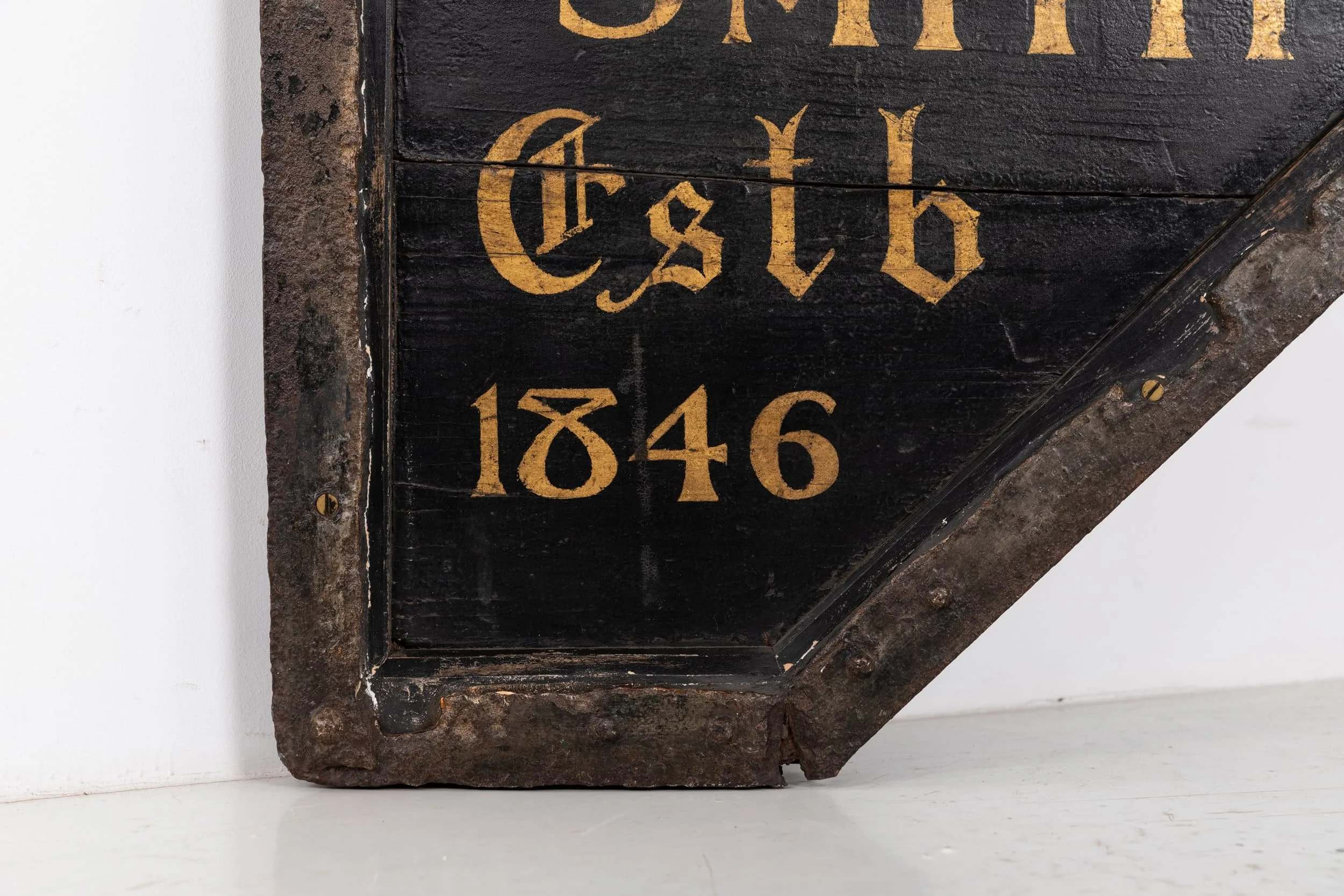 Large Antique Farrier / Blacksmith Trade Sign — Antiques Workshop ...