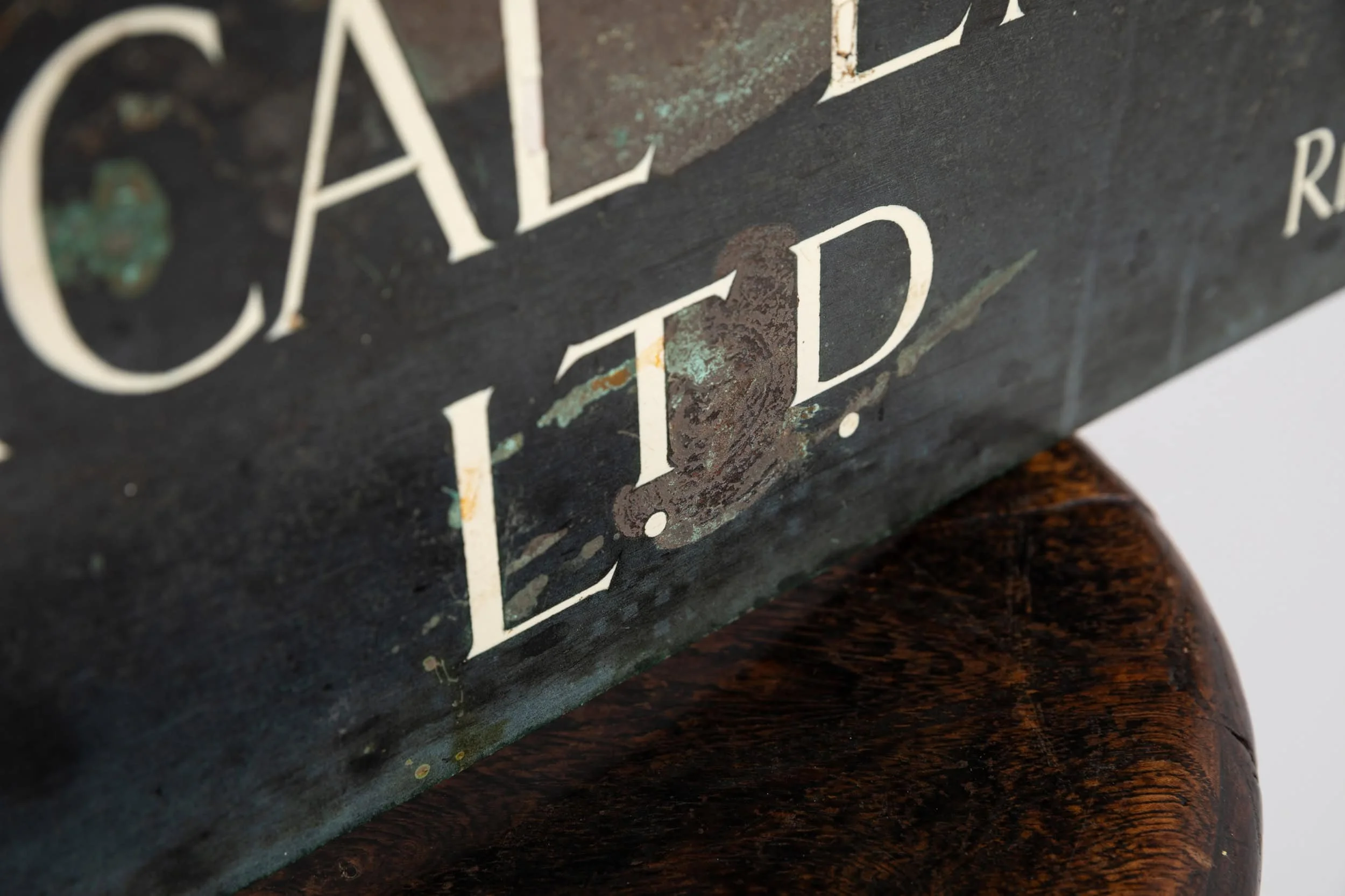 Antique Copper Inlaid Trade Sign — Antiques Workshop | Exceptional ...