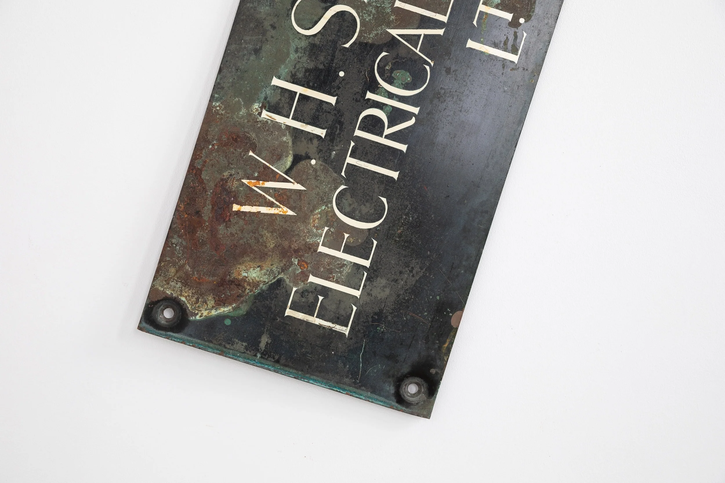 Antique Copper Inlaid Trade Sign — Antiques Workshop | Exceptional ...