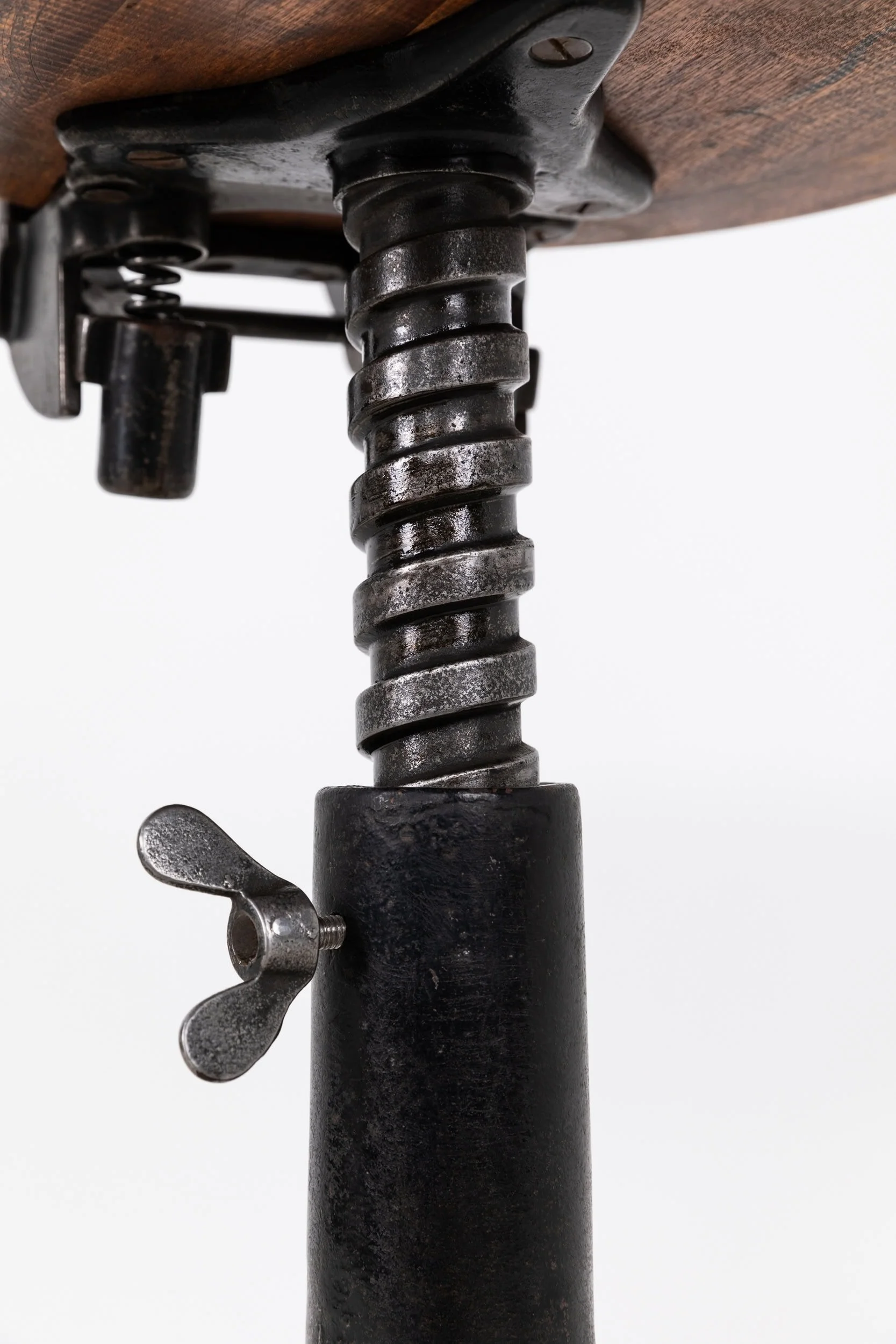 Spring-Back Singer Machinist Stool — Antiques Workshop | Exceptional ...