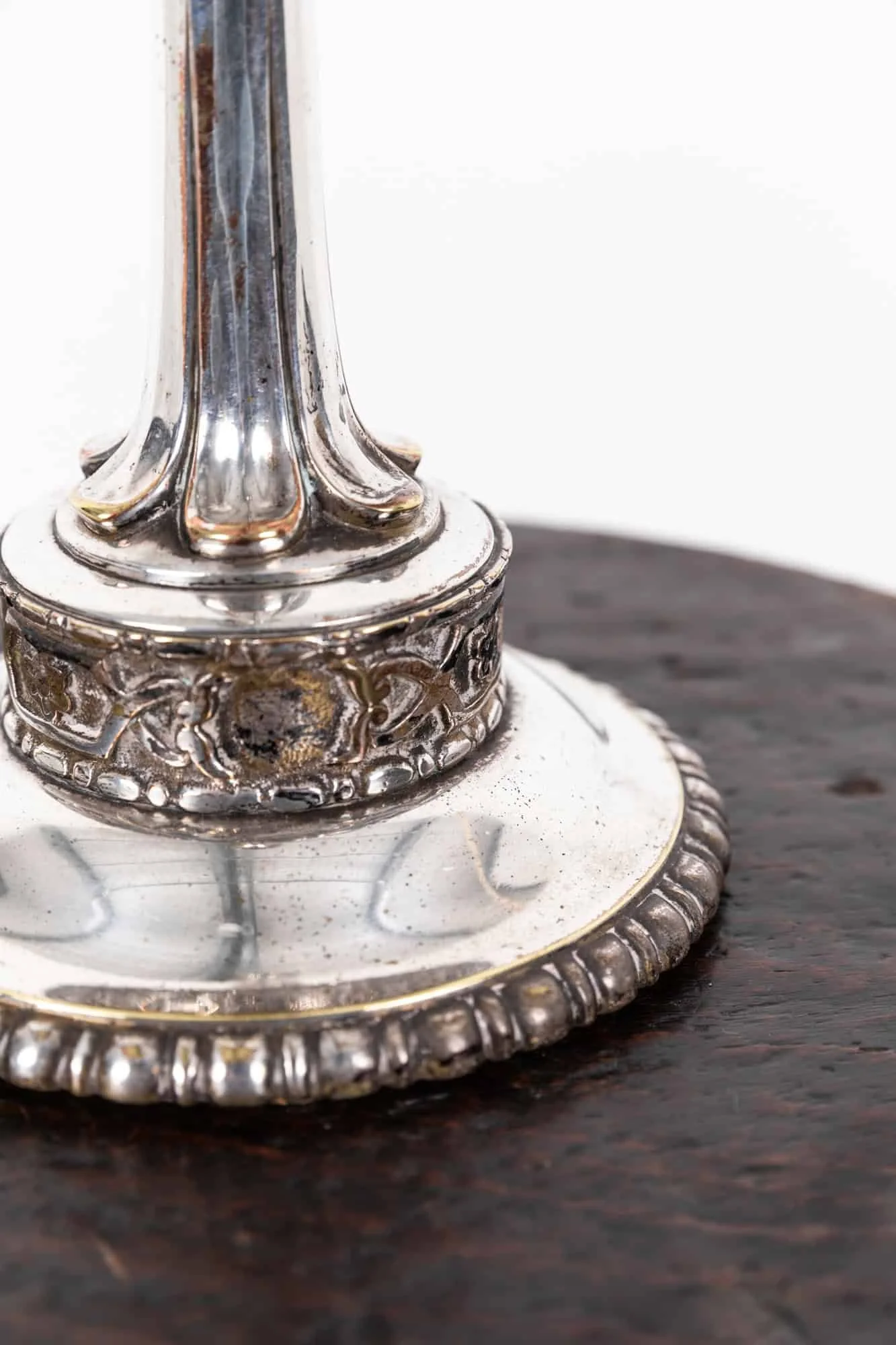 Edwardian Silver Plated Table Lamp — Antiques Workshop | Exceptional ...
