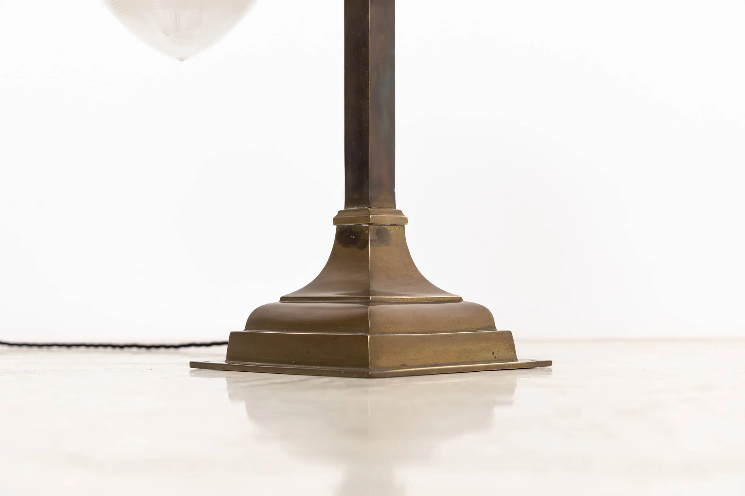 Double-Headed GEC / Holophane Desk Lamp — Antiques Workshop ...