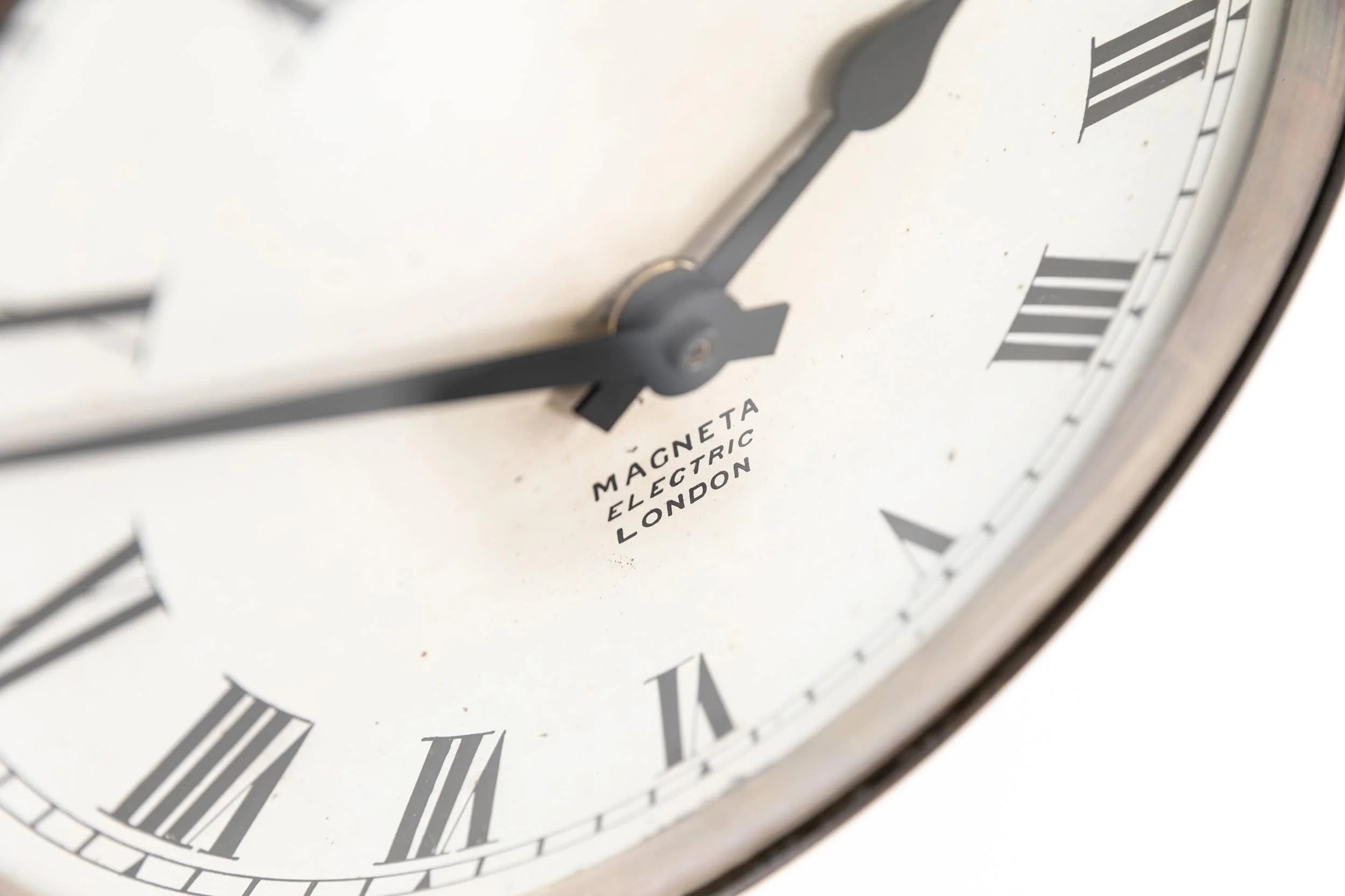 Diminutive Wooden Magneta Wall Clock — Antiques Workshop | Exceptional ...