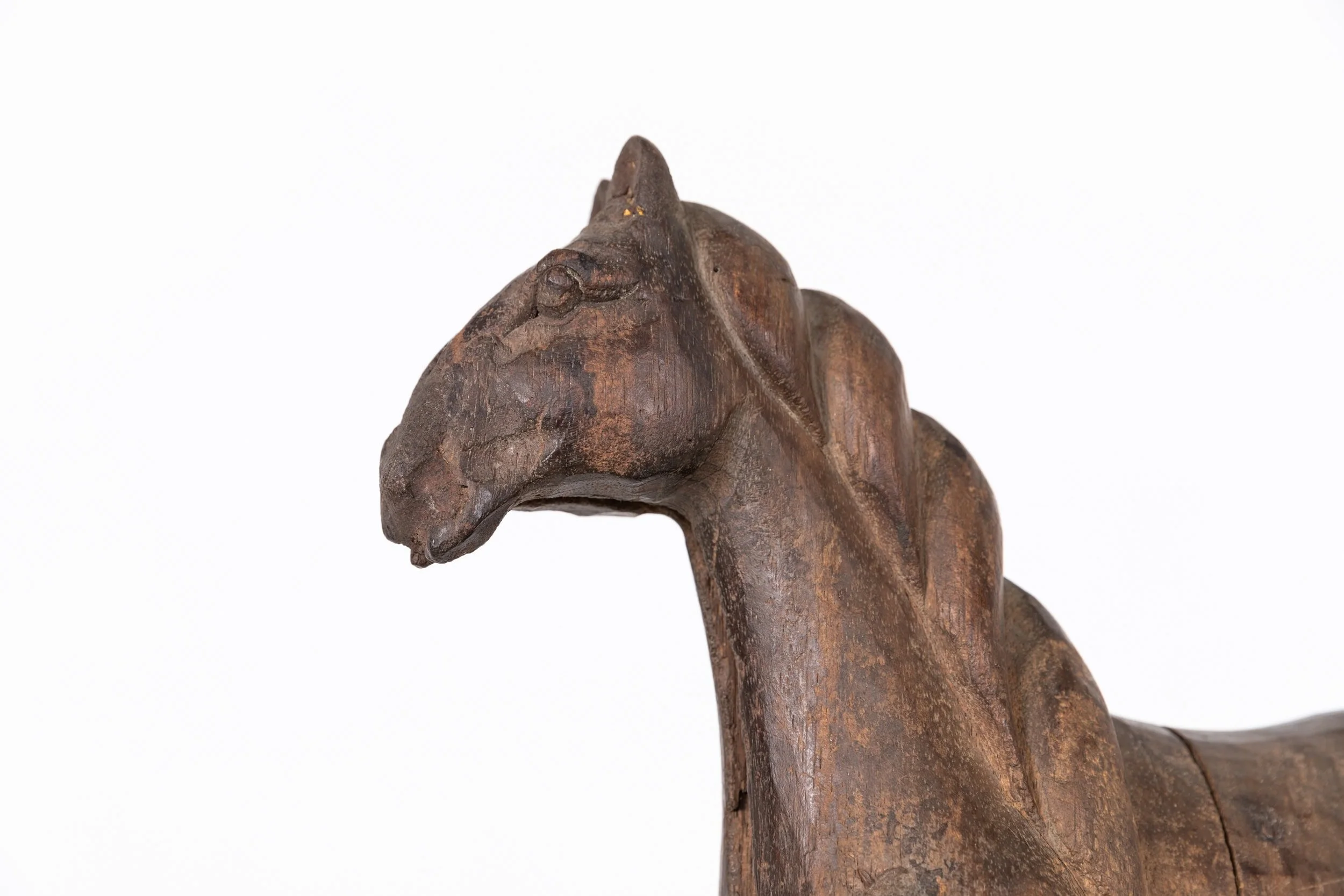 Folk Art Horse Sculpture