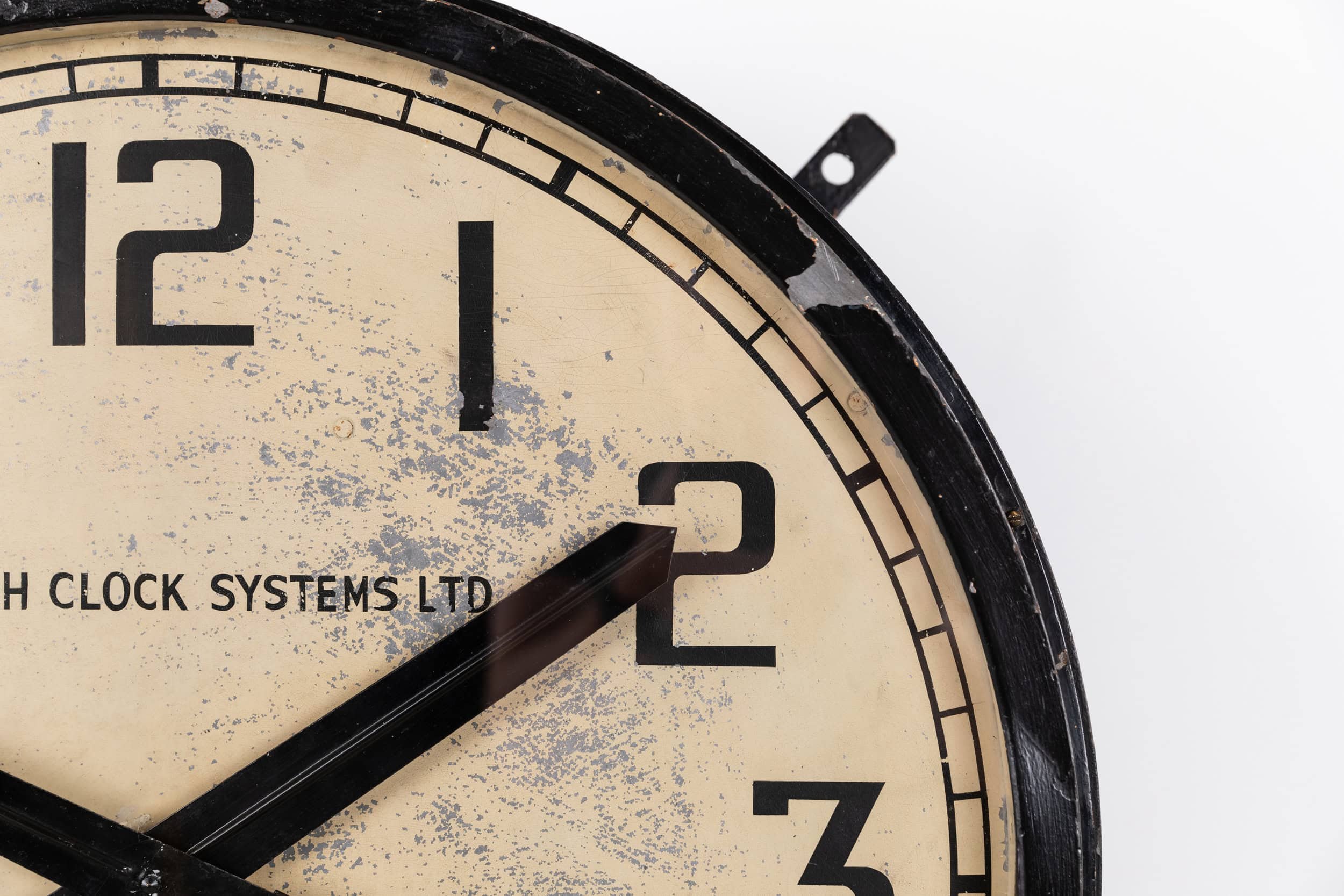 Large 24" Industrial Smiths Factory Wall Clock — Antiques Workshop ...