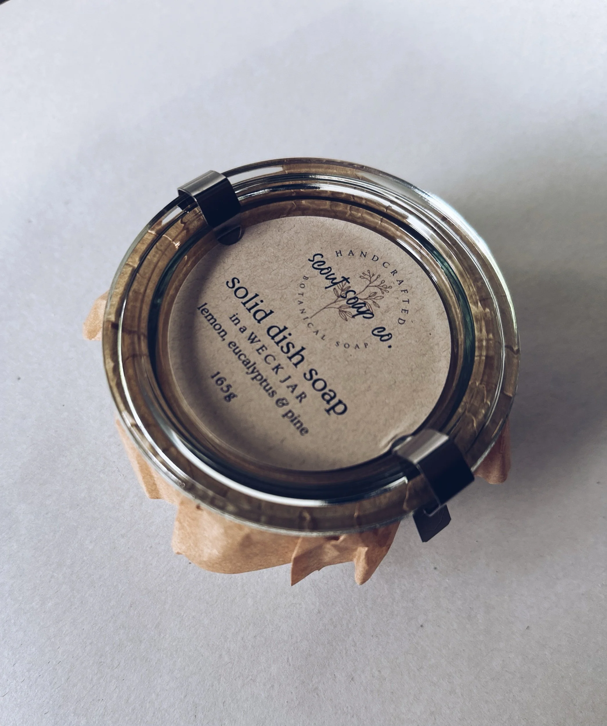 solid dish soap block — scout soap co.