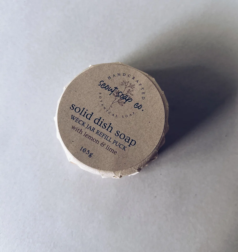 solid dish soap block — scout soap co.