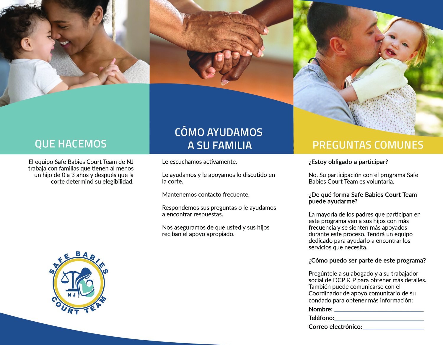 Safe Babies Court Team Brochure for Families (English) (Copy) — NJ Safe ...