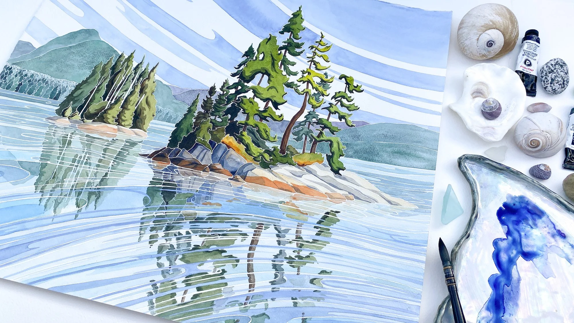 Andrea England - West Coast Watercolour Art