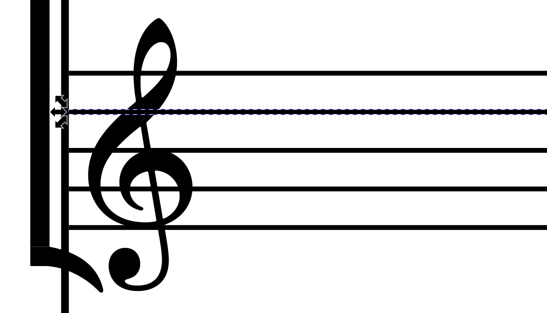making staves with less lines in Dorico — J.E. Hernández