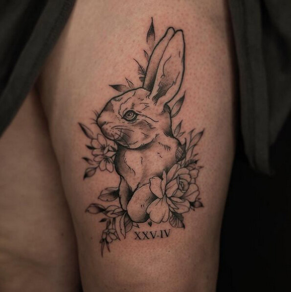 Linear Tattoo