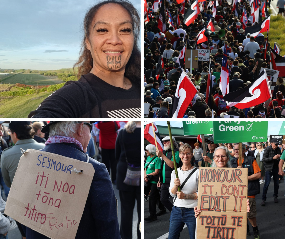 THOUSANDS MARCH IN PROTEST OVER TREATY OF WAITANGI BILL IN AOTEAROA (NZ ...