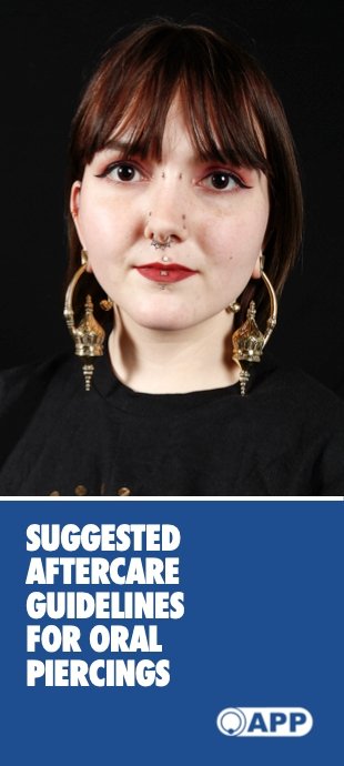 Oral Piercing Aftercare — Artifex - Tattoos, Body Piercings, & Fine Jewelry