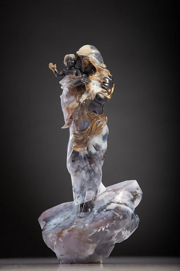 Wyoming Jade Sculpture - Bison — Gems & Carvings