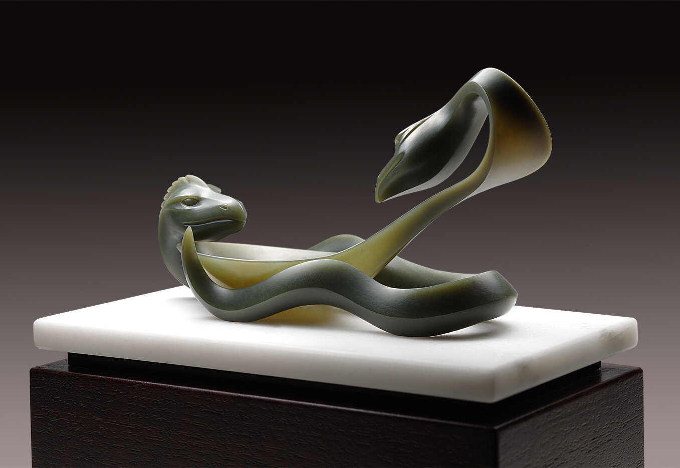 Nephrite Jade Sculpture - Seer — Gems & Carvings