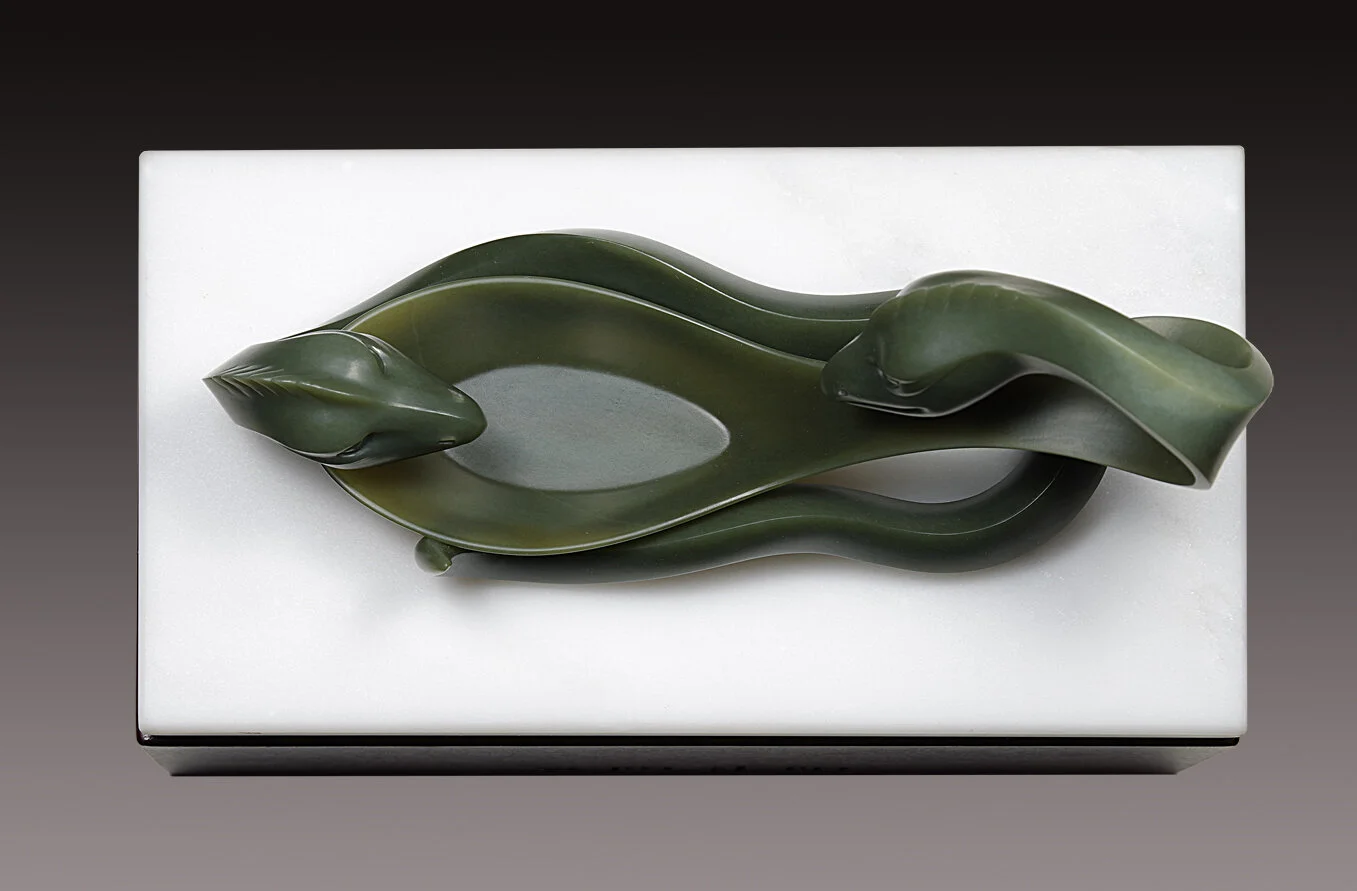 Nephrite Jade Sculpture - Seer — Gems & Carvings