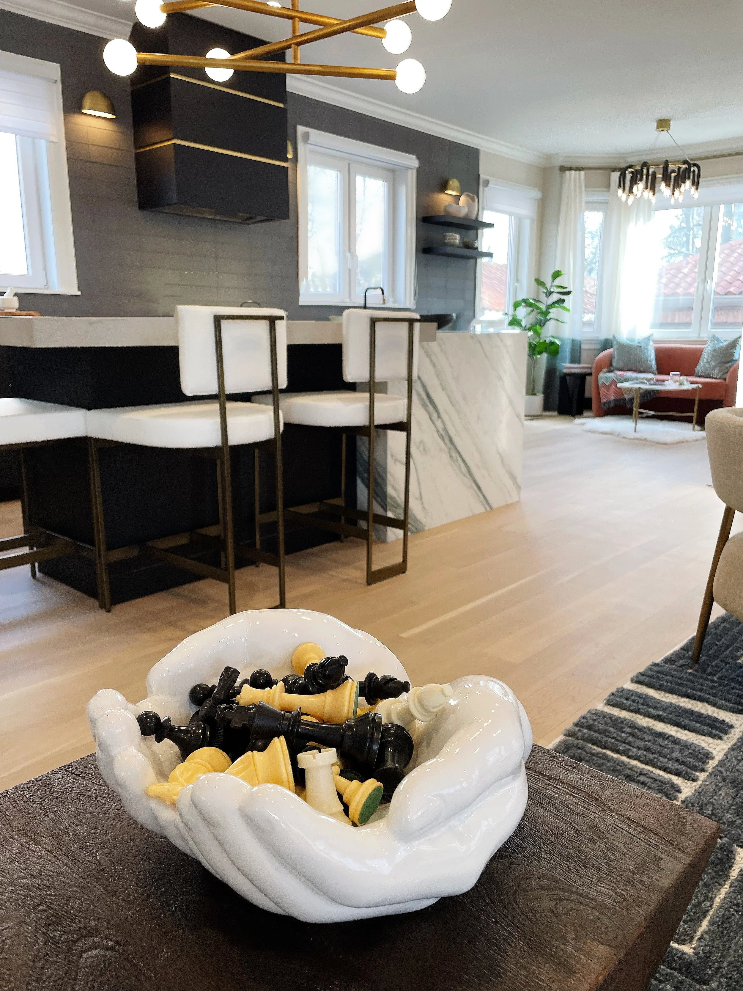 Modern & Bold Kitchen | Bayside, NY | House of Meraki by Stevi Fourouli ...