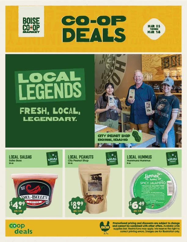 Current Sales — Boise Co-op Market