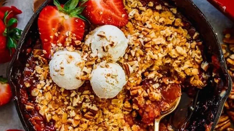 Strawberry Rhubarb Crumble — Boise Co-op Market