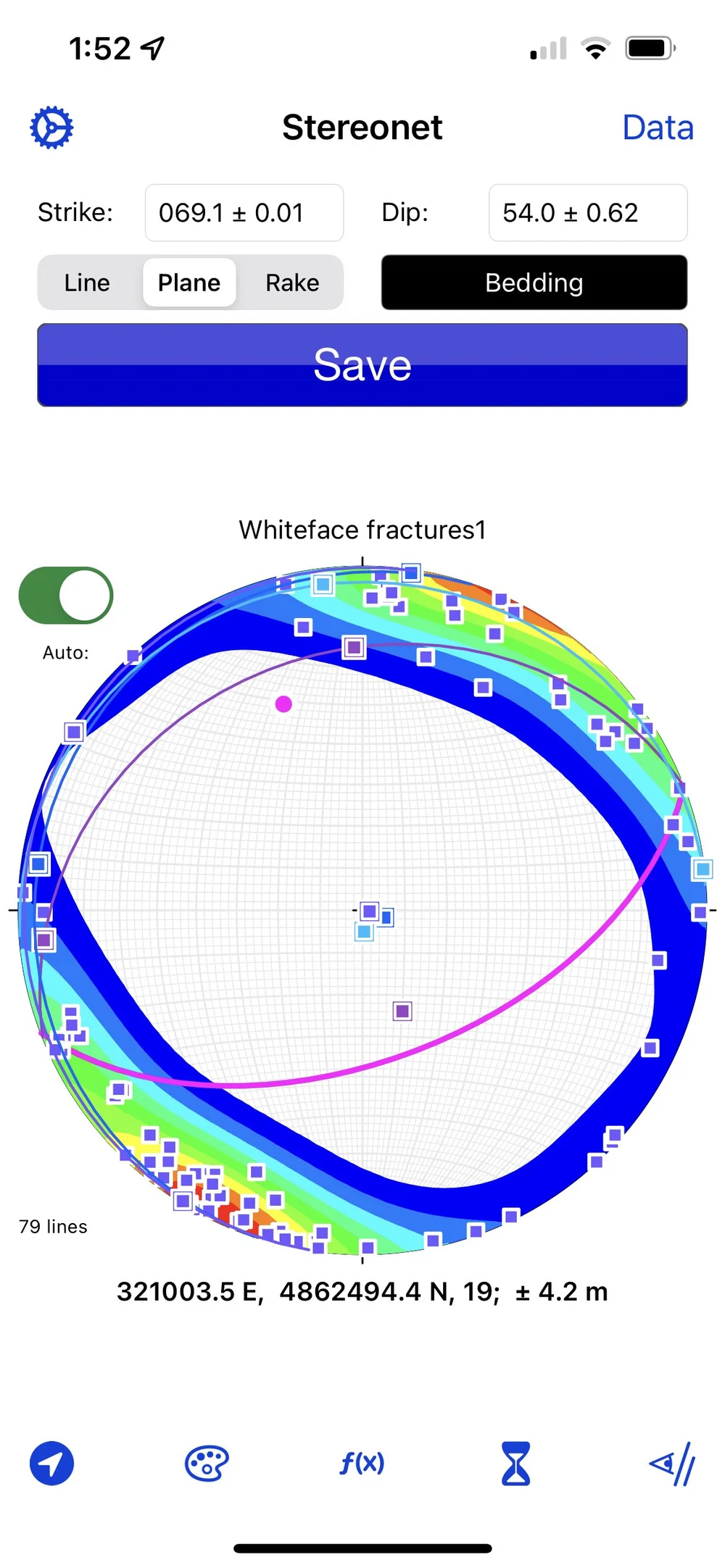 Stereonet Mobile — Rick Allmendinger's Stuff