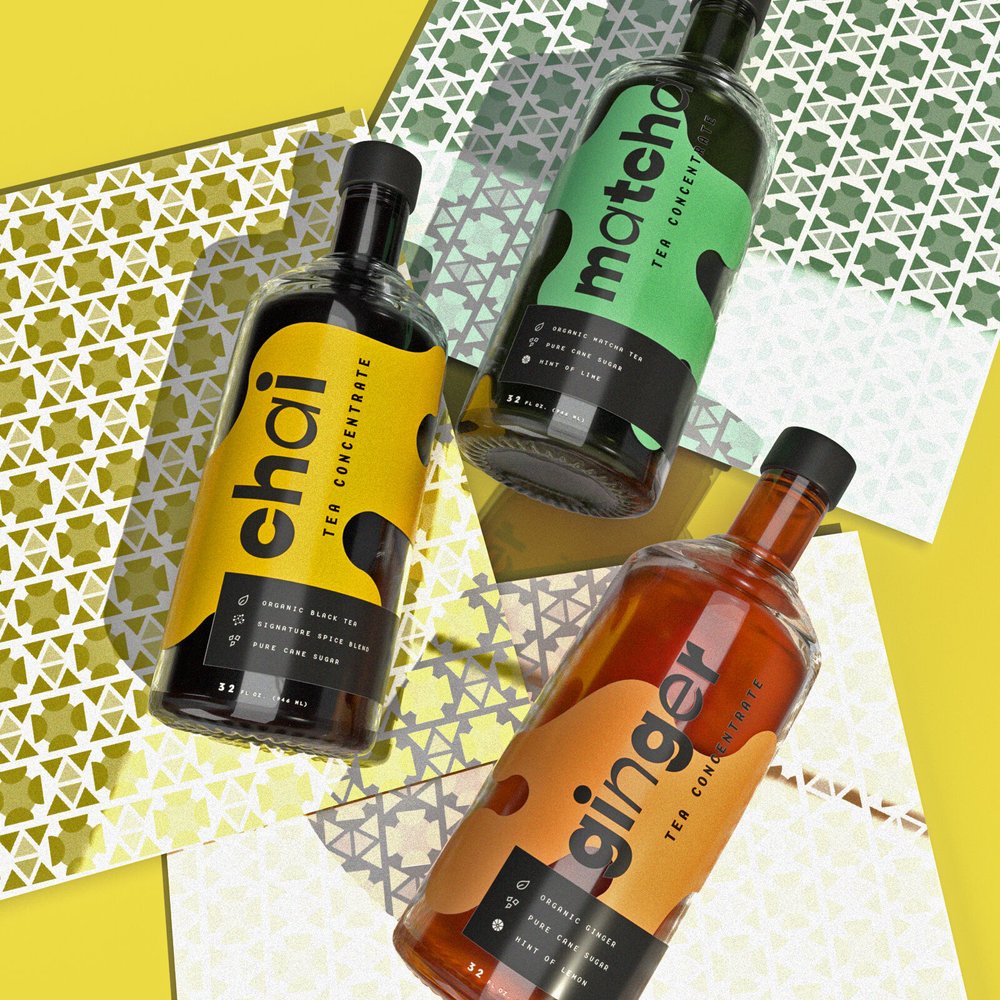 Ready-to-Mix Tea Concentrates — Keur Design Studio