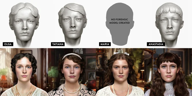 Romanov Daughters: Forensic Facial Reconstructions and the Mystery of ...