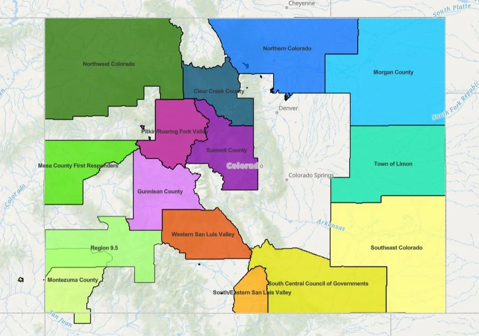 Colorado Regions Map