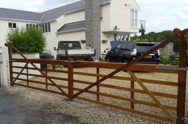 Timber 5 Bar Gates — Egerton's Timber & Hardware Ltd