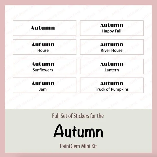 Small DMC Stickers | Round