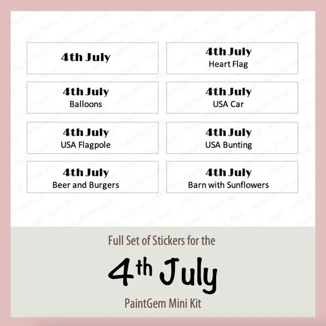 DMC Stickers | Pre-Cut