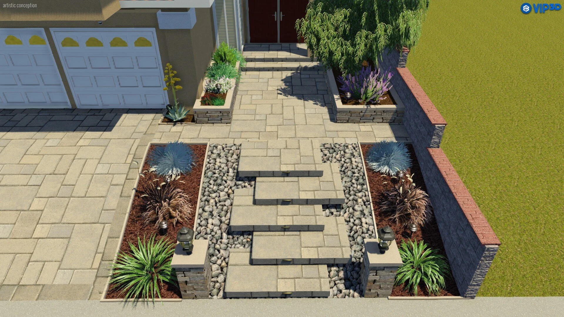 3d Landscape Design | Landscape Modeling | Los Angeles, CA