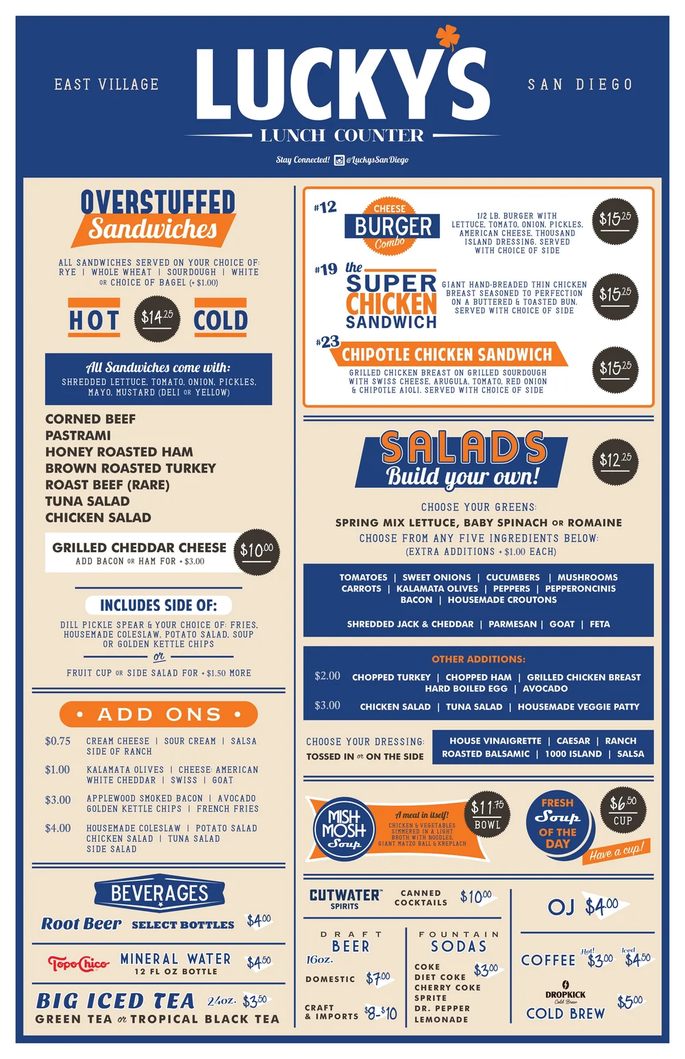 QR Menu — Lucky's Lunch Counter