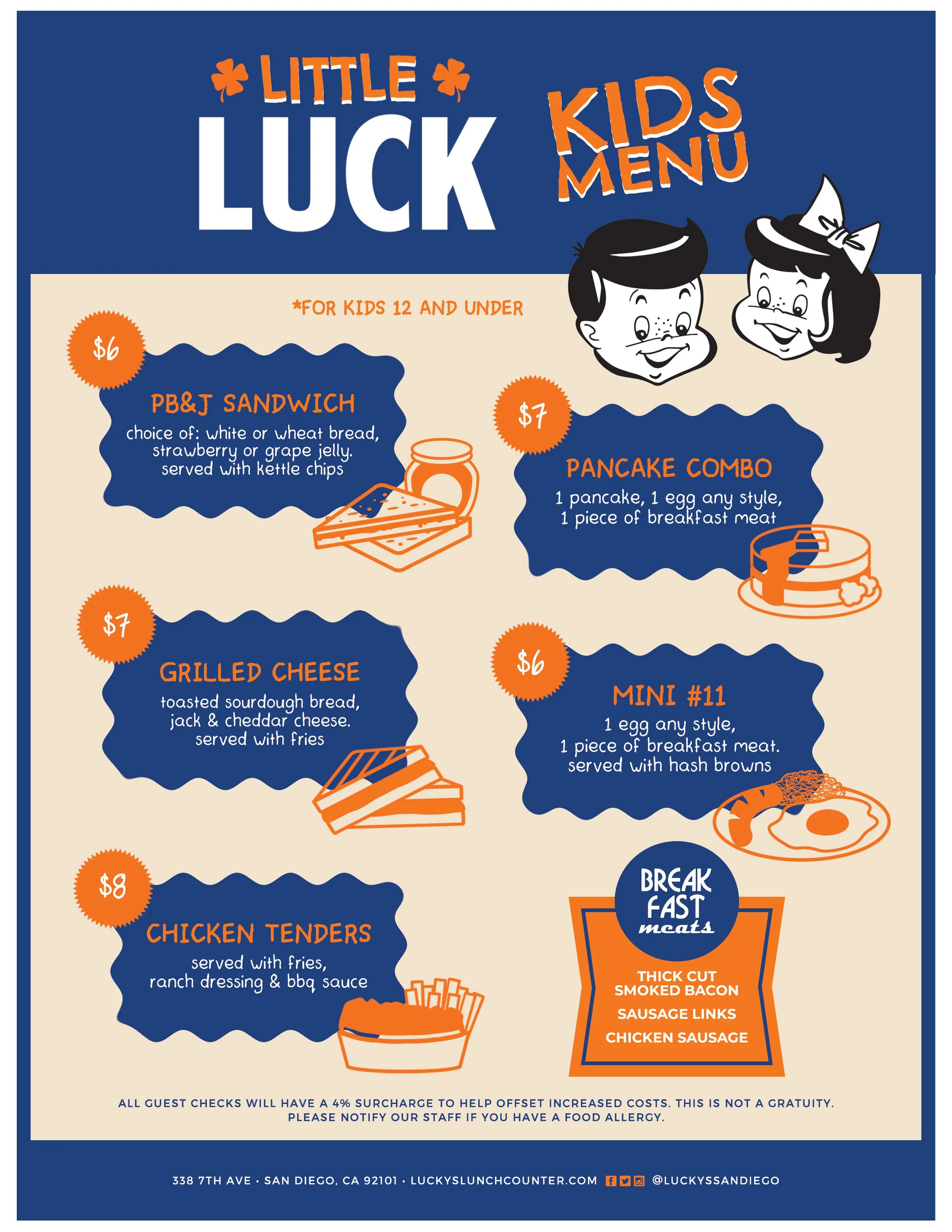 QR Menu — Lucky's Lunch Counter