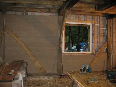 cast hempcrete, hemp block and oak frame — Hempcrete by William Stanwix