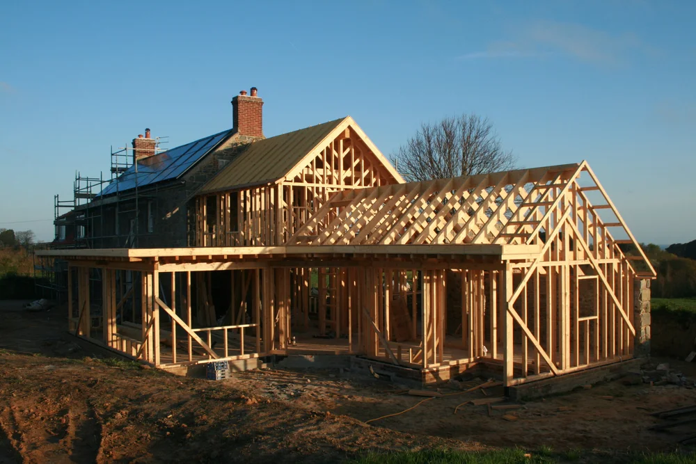 timber frame — Hempcrete by William Stanwix