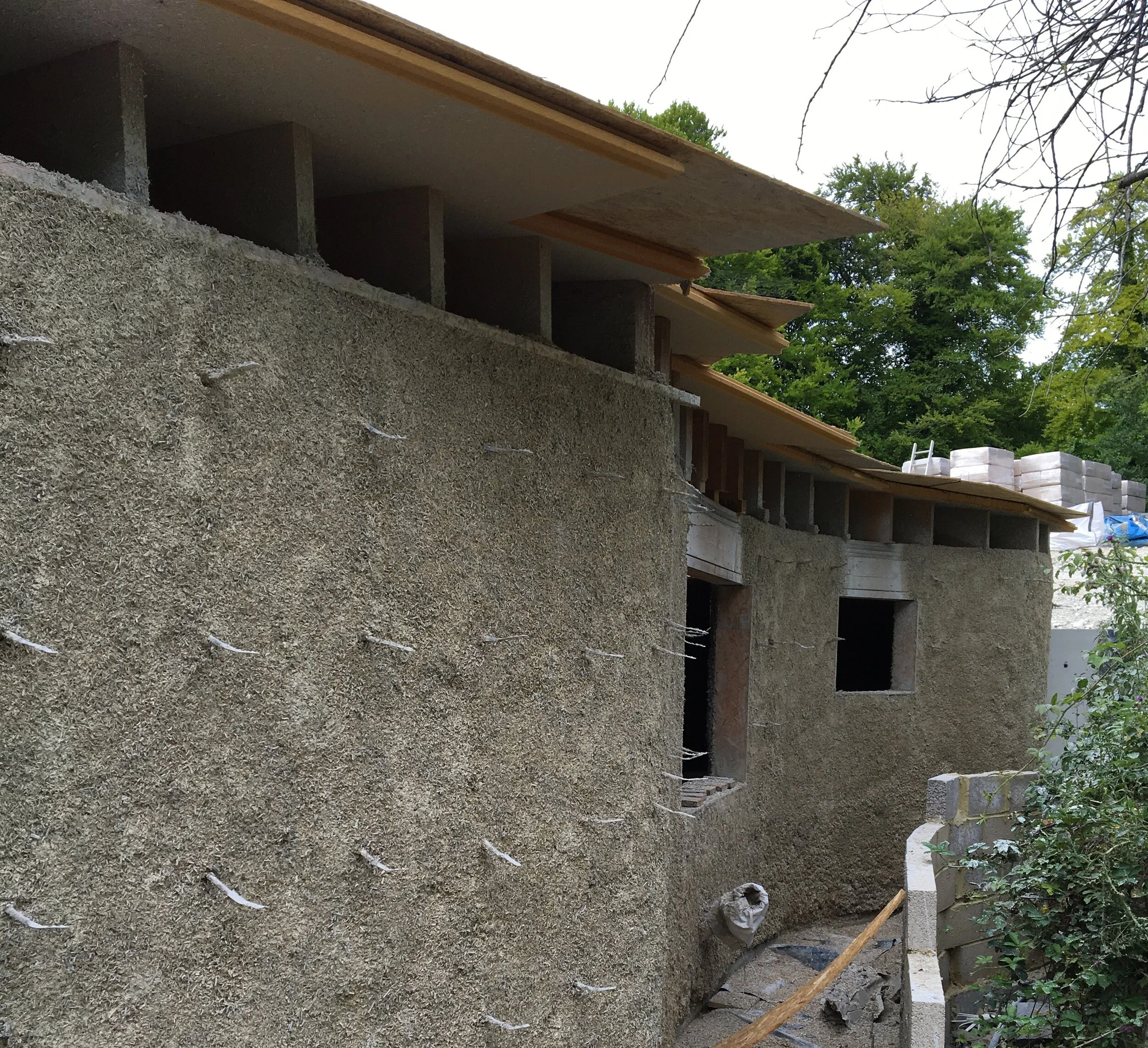 sprayed hempcrete — Hempcrete by William Stanwix