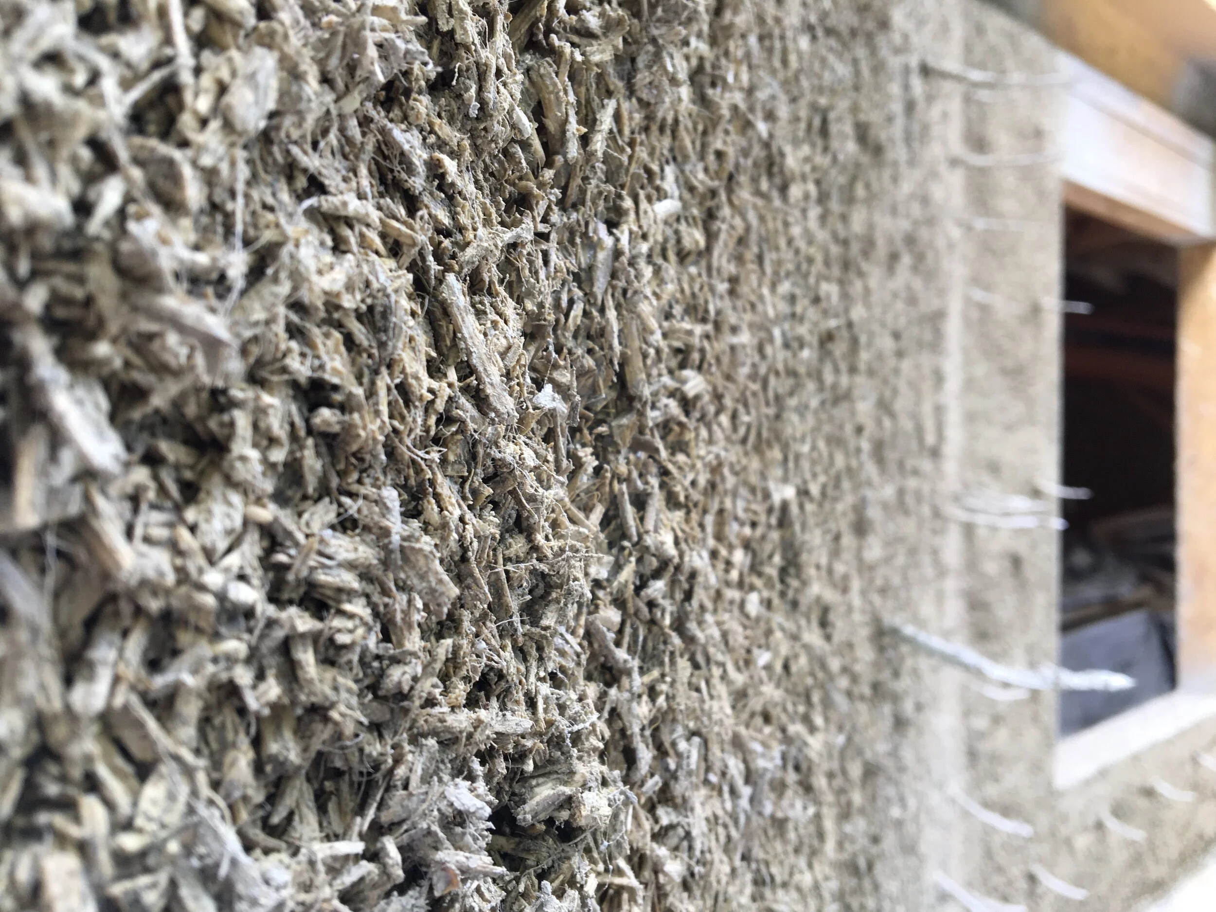 sprayed hempcrete — Hempcrete by William Stanwix