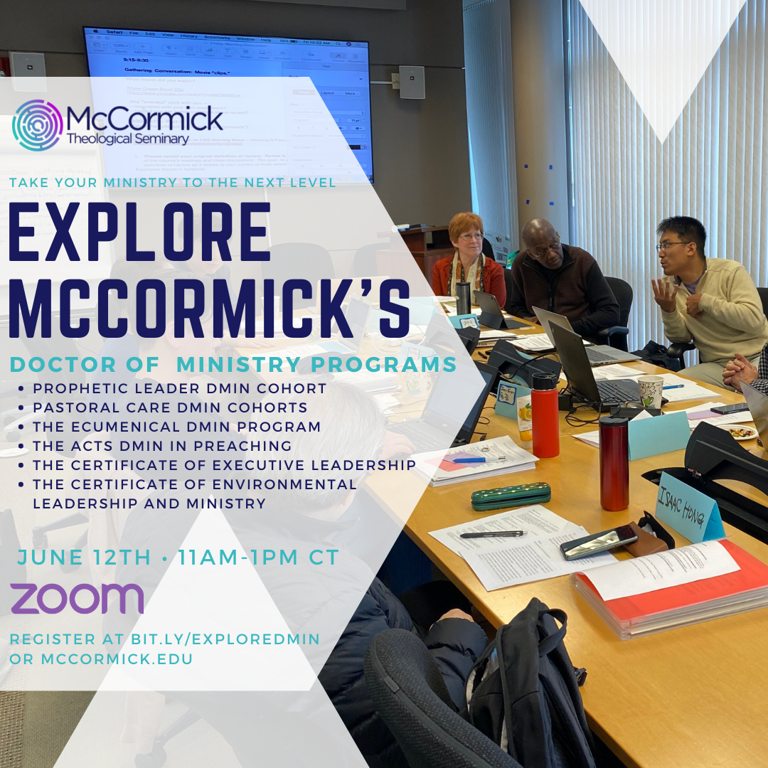 Explore (Doctor of Ministry Programs) — McCormick Theological Seminary