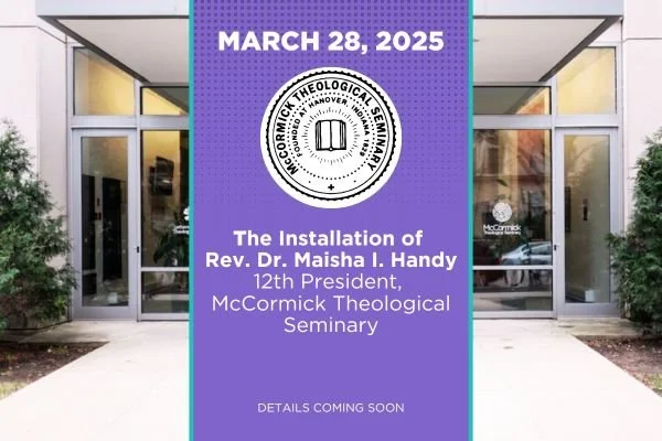 Installation of Rev. Dr. Handy — McCormick Theological Seminary