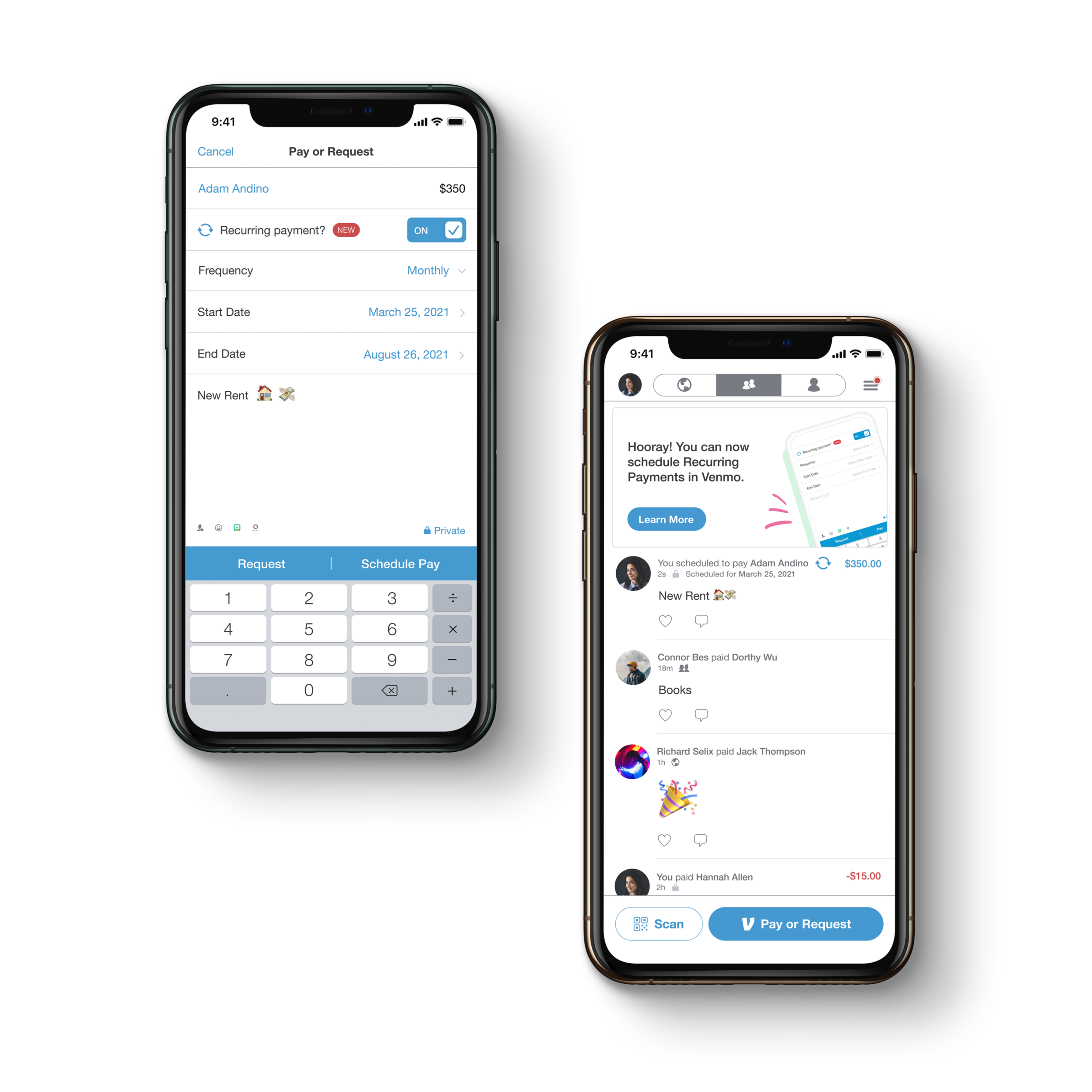 Venmo Recurring Payments Case Study — Amy Andrus Portfolio