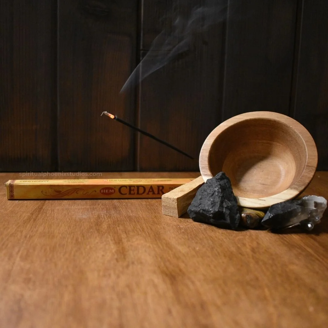 Hem Cedar Incense Sticks — Spiritual Phoenix Studios