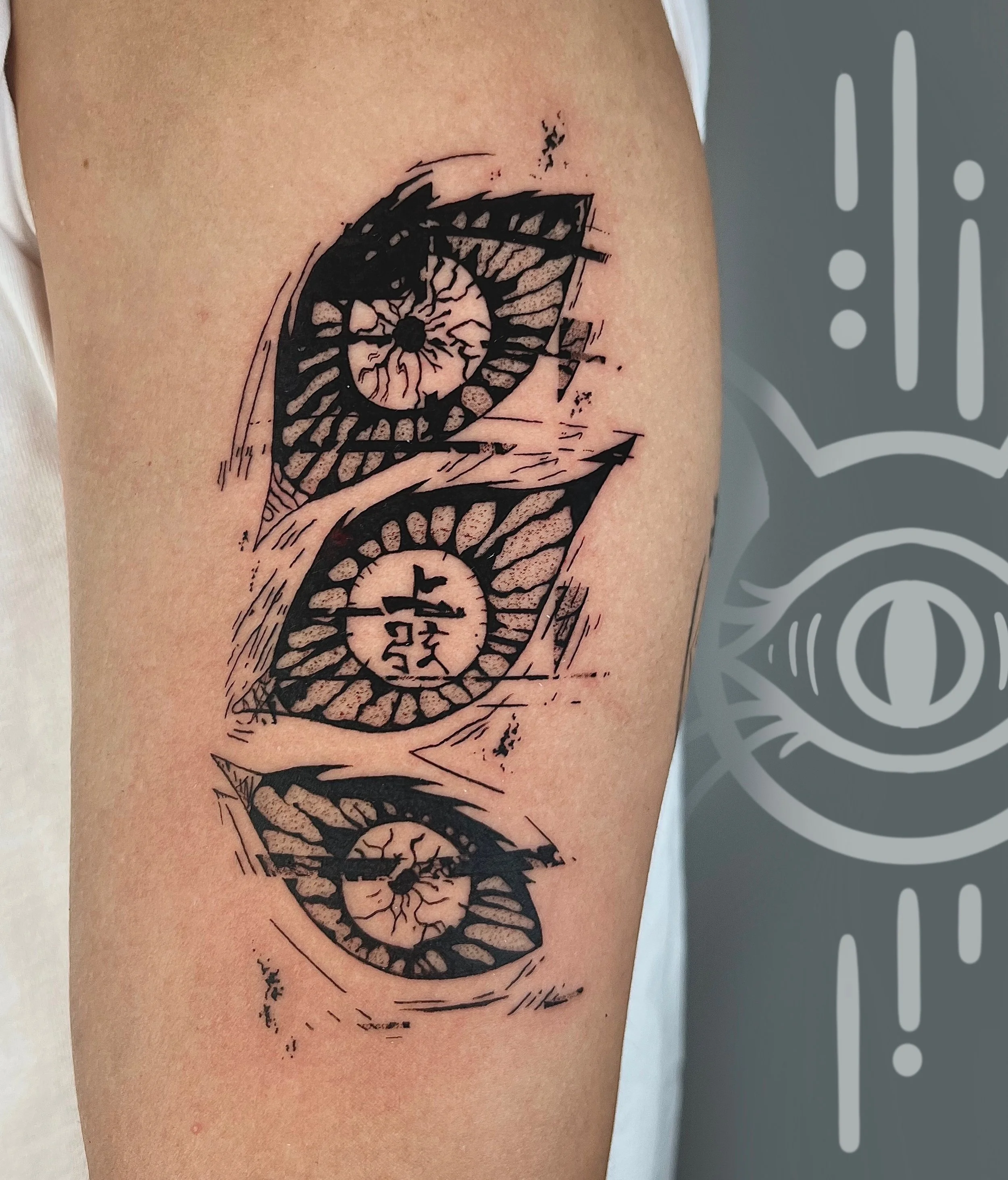 Rinnegan Eye Tattoo