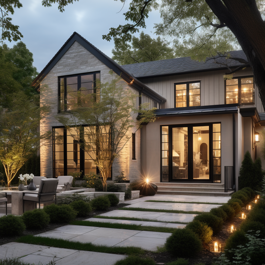 Exterior AI Renders | New Mode Home