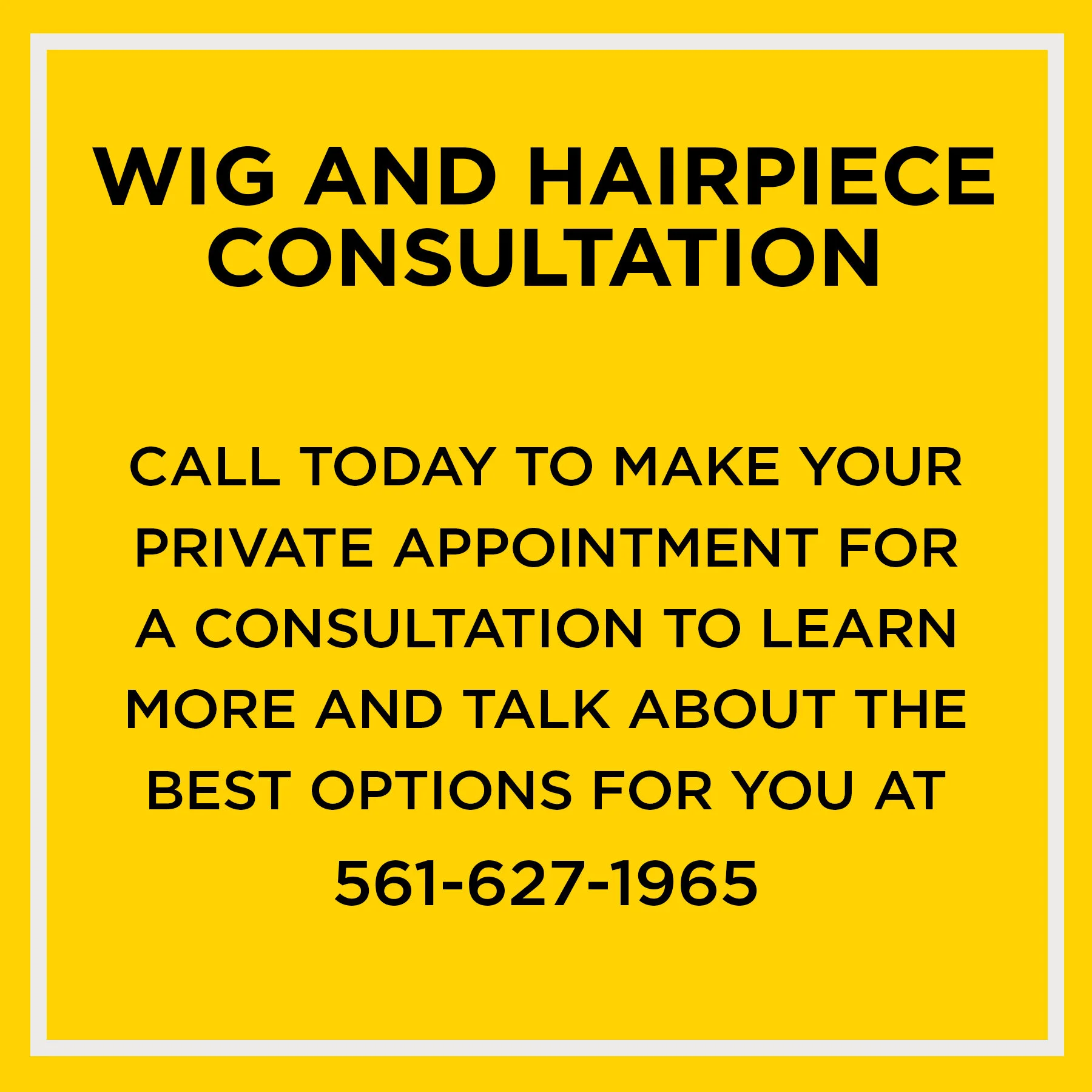 Wig and Hairpiece Consultation — Hair and Nail Gallery - Palm Beach ...