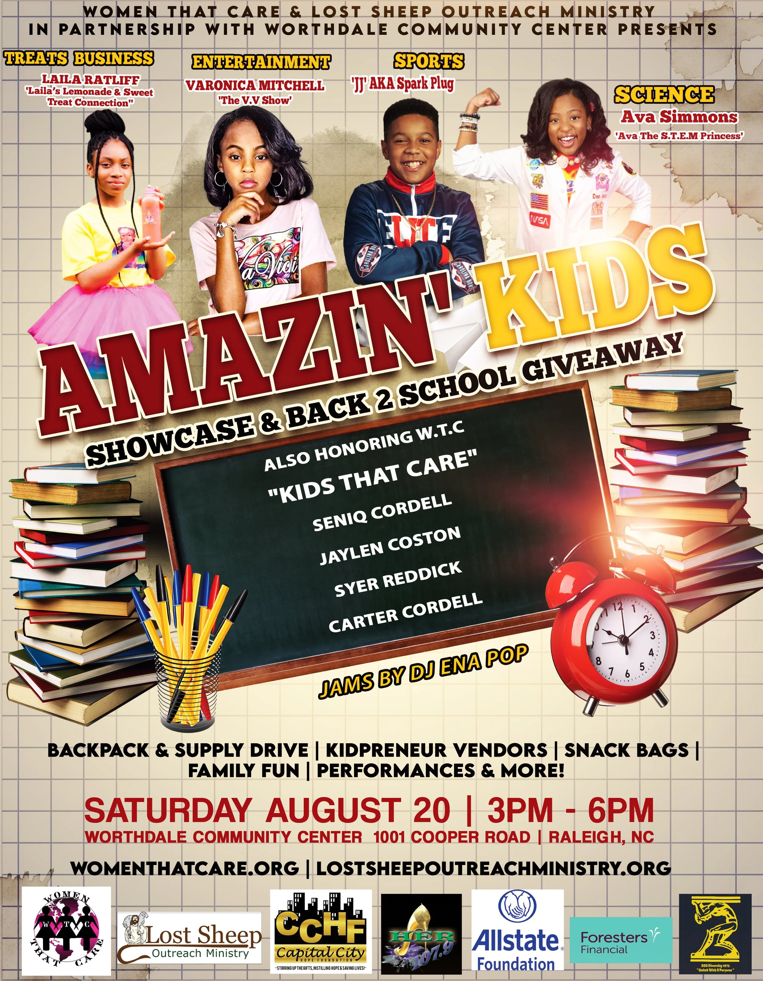 Amazin’ Kids: Annual Back 2 School Celebration! — Women That Care