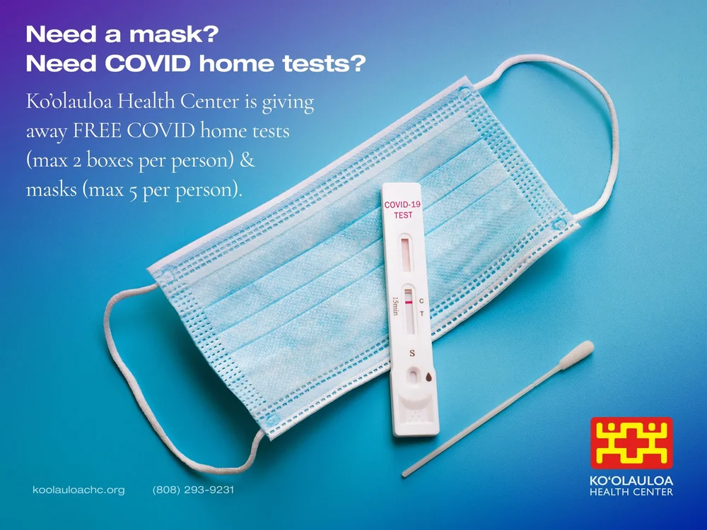 COVID Test Kits — KOʻOLAULOA Health Center | Medical, Dental ...