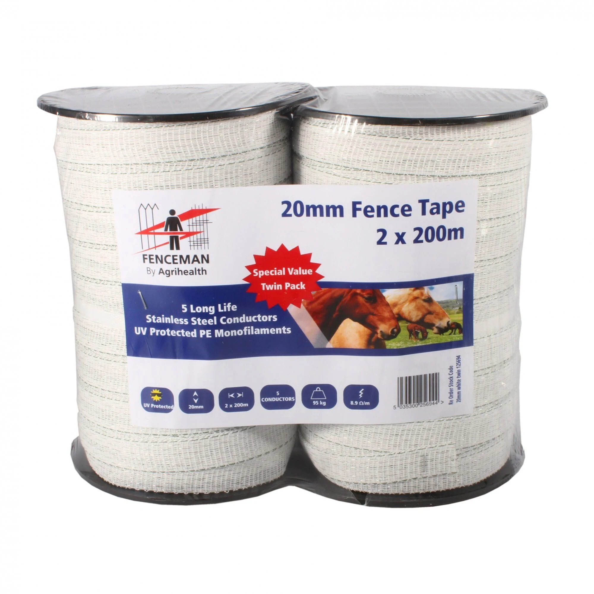 Fenceman 40mm Fence Tape High Performance — MAW Agri
