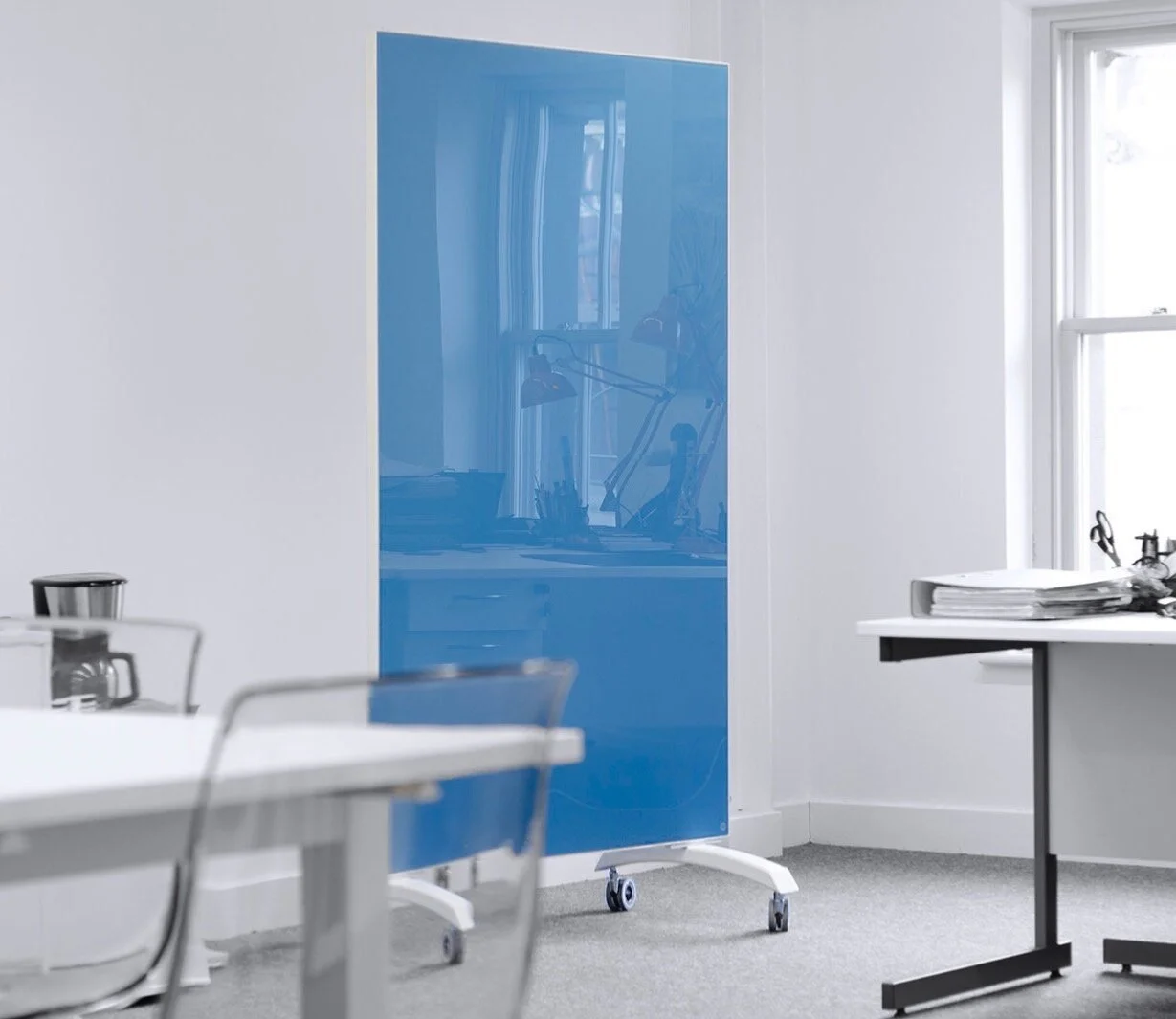 Mobile & Freestanding Glass Whiteboards — Glass Whiteboard Collective